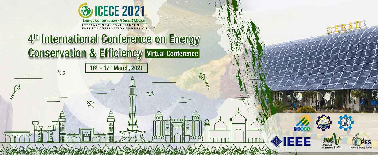 ICECE 2021 – 4th INTERNATIONAL CONFERENCE ON ENERGY CONSERVATION AND ...