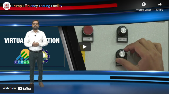 Pump Efficiency Testing Facility